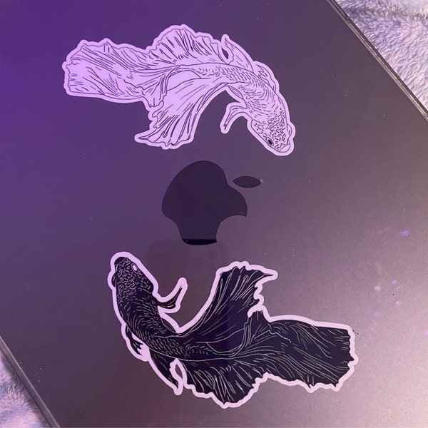 2pcs Stickers, Satosugu Stickers, Betta Fish Stickers, Jujutsu Stickers ...