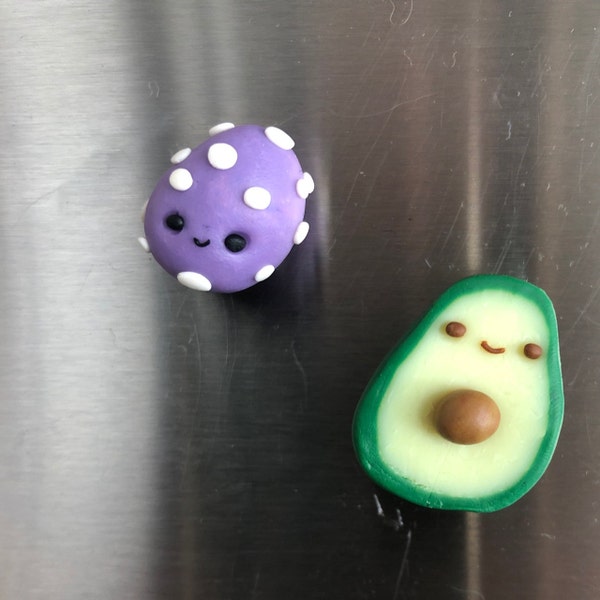 Avocado Fridge Magnet Cute (1 or 2)| Avocado Gift Friend| Funny Save ...