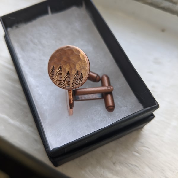 Forest Cufflinks - Custom Tree Cuff Links - Gift for Him, Groom, Dad ...