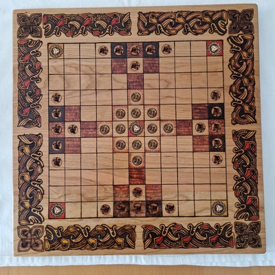 Senet Game: Decorative Drawer-type Box Game, Artistic Replica of ...