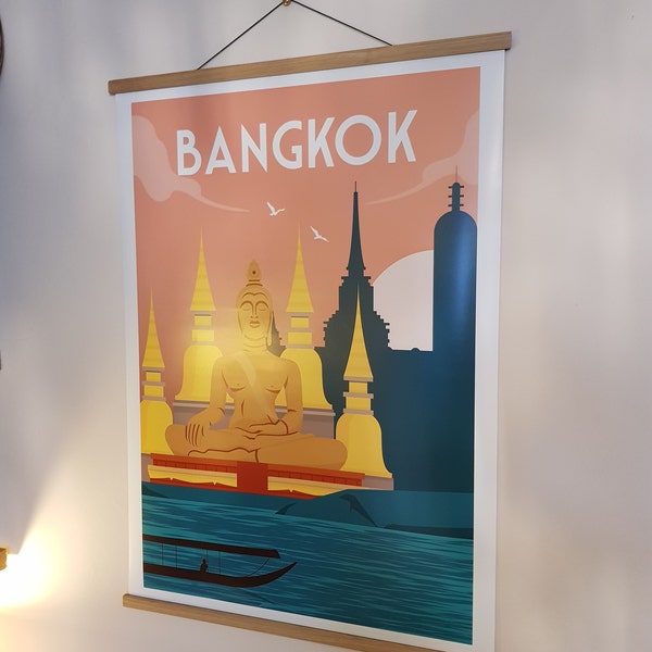 A1 Wooden Poster Hanger, A2 Landscape Poster Hanger, A3 A4 Wooden ...