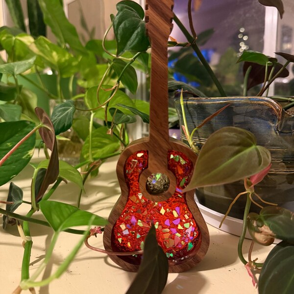 Pumpkin Decor, Halloween Decorations, Autumn Decor, Dichroic Glass Art ...