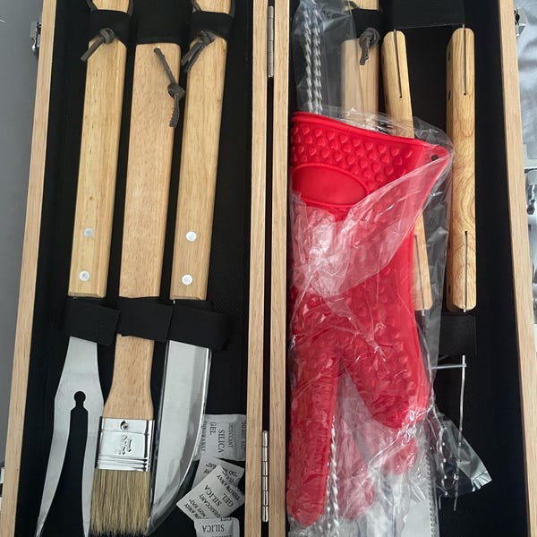 Custom Bbq Set, Grill Set, Bbq Grilling Set, Bbq Set, Tool Set ...