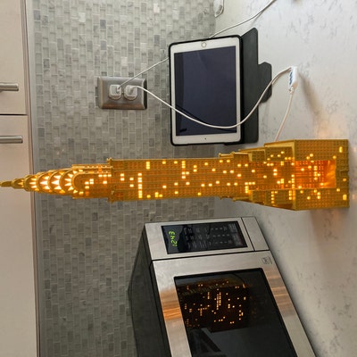 Chrysler Building Light up Model 3D Printed - Etsy