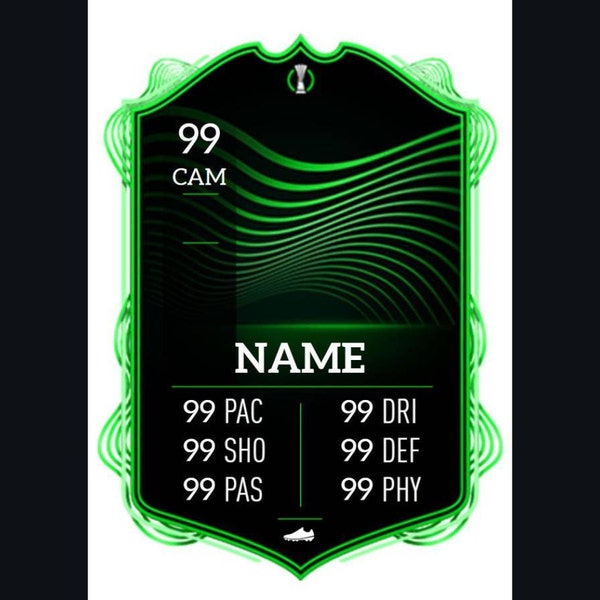 Blank Personalisable FIFA 24 EAFC 24 Football Ultimate Team Player ...