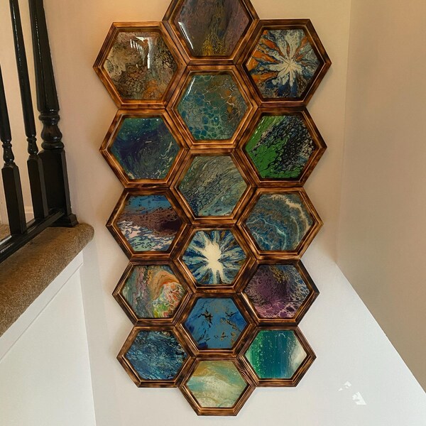 3D Carving, Hand-painted W/stained Glass Effect - Etsy