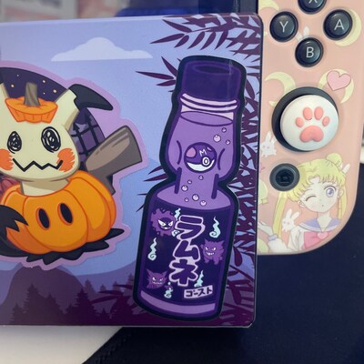 Gastly / Haunter / Gengar Ramune Bottle Sticker // Ghost Pokémon Decal ...