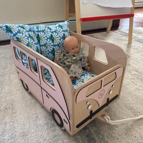 Toy Box on Wheels School Bus Theme, Nursery Storage and Organization ...
