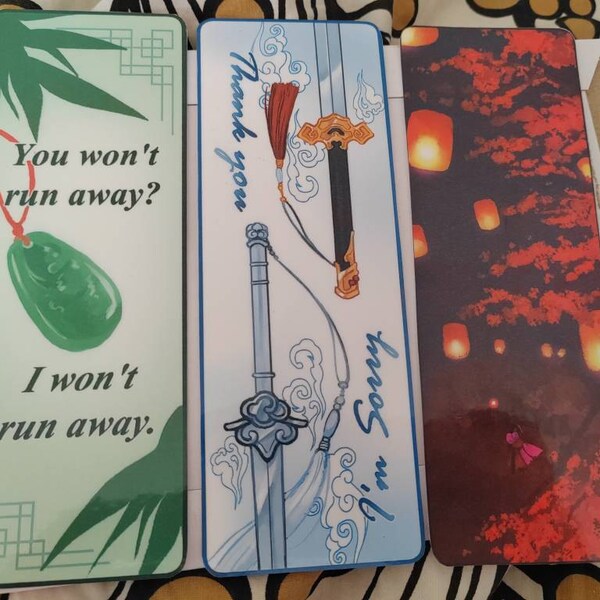 MXTX Bookmarks - Etsy