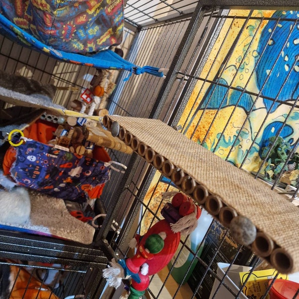 Degu Corner Shelf - Pet Toy, Degu, Rat, Gerbil, Hamster Cage Accessory ...