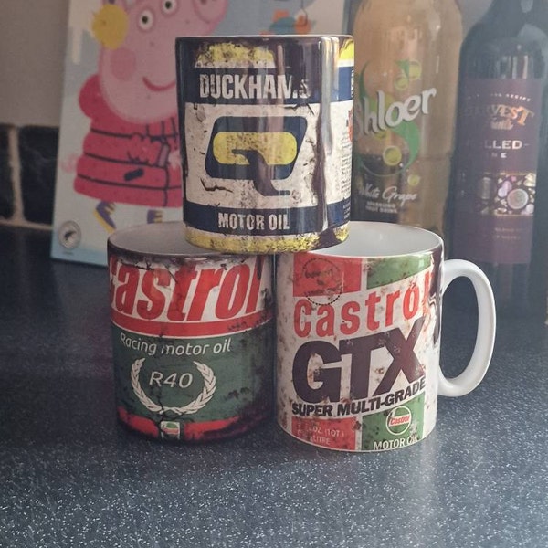 Caltex Motor Oil Inspired Gift Motorcycle Car Mechanic Gift 10oz Tea ...