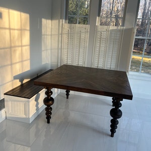 Rustic Modern Corner Bench With Slanted Backrest Custom - Etsy