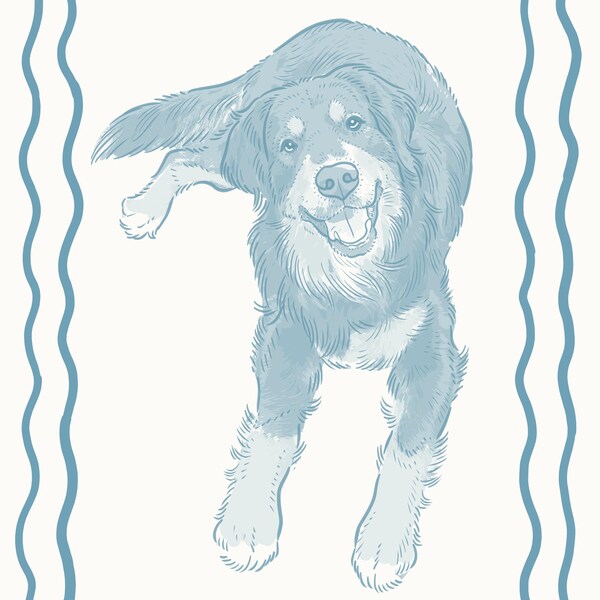 Custom Funky Pet Portrait, Cute Digital Cat Poster, Custom Badly Drawn ...