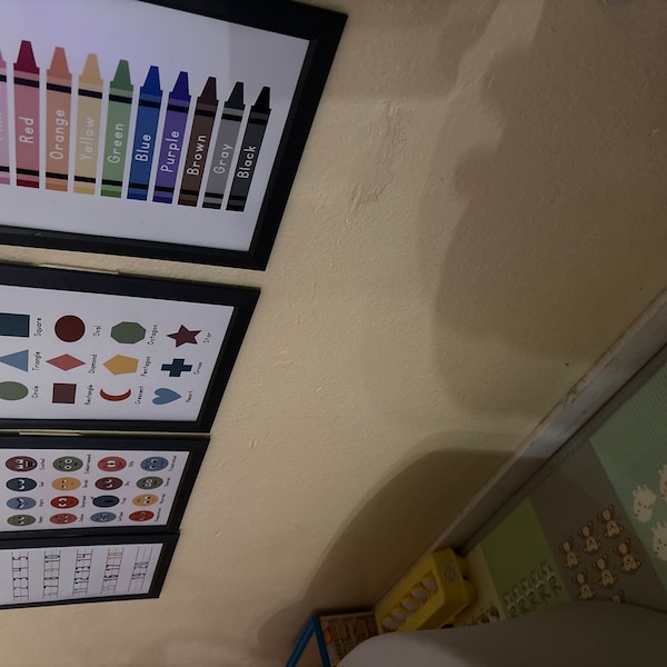 Set of 12 Educational Posters, Montessori Classroom Decor, Homeschool ...