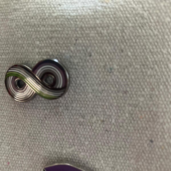 Infinitely Aroace Pin — Subtle Asexual Aromantic Pride Accessory ...
