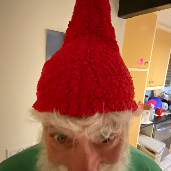 Gnome Hat - Adult Size - Ready to Ship - Red - Etsy