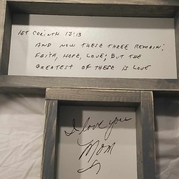 Custom Handwriting Sign | Custom Sign | Farmhouse Sign | Customized ...