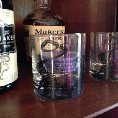 Octopus Tentacles Tentacles Whiskey Glasses Octopus Whisky Glasses Two ...