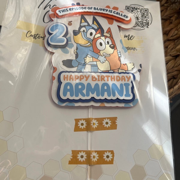 Bluey Happy Birthday Banner - Etsy