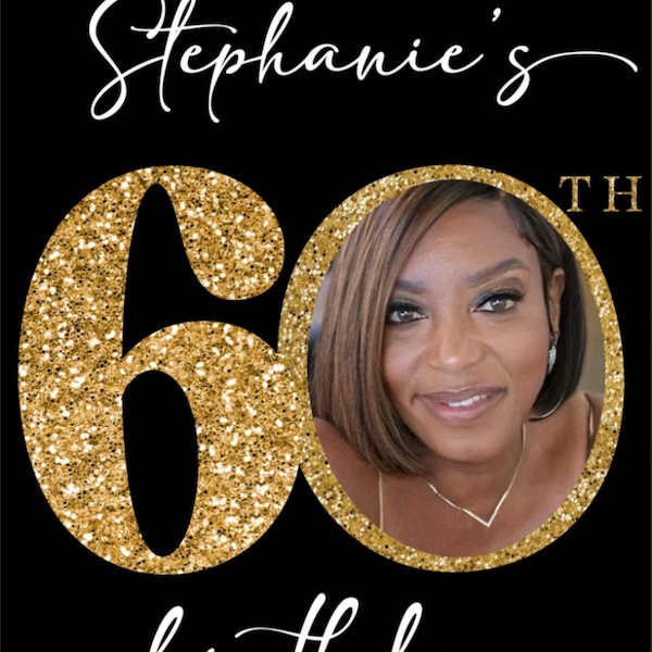Custom 60th Birthday Party Welcome Sign 60th Birthday Celebration 60th ...