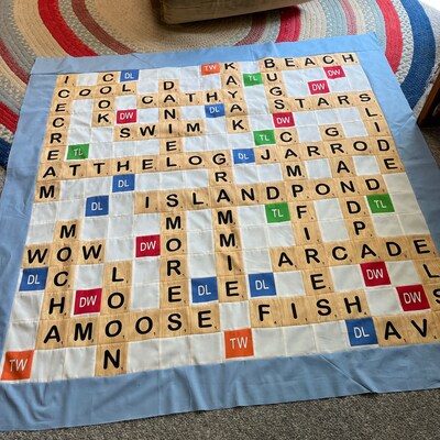 Scrabble Quilt Pattern - Etsy