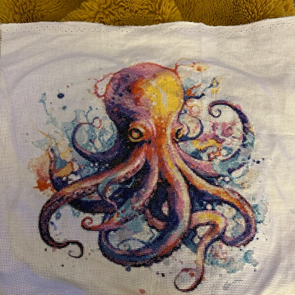 Octopus Cross Stitch Pattern 10 Instant PDF Download - Octopus ...