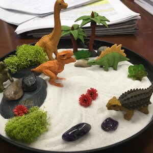 Dinosaur Zen Garden Jurassic T-rex Dino Mindful Work From Home Gifts ...