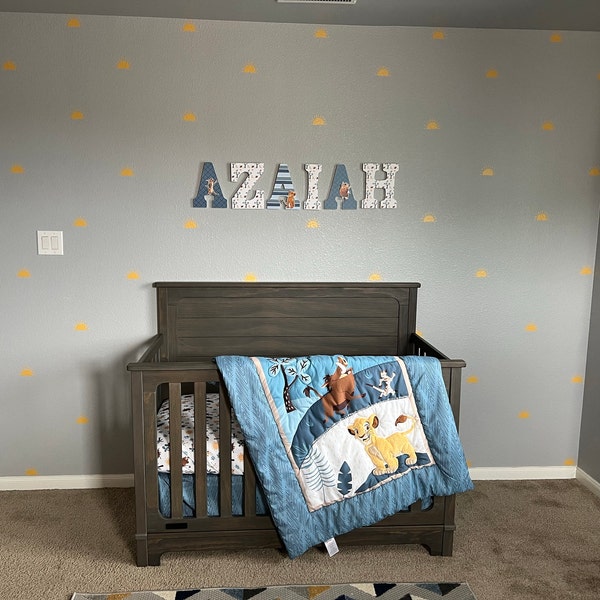 Lion King Letters Baby Lion King Adventure Lion King Nursery Decor Lion ...