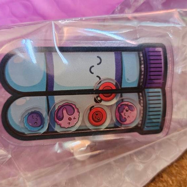 Lab Tech Badge Reel Blood Drawing Badge Holder Laboratory Technician ...