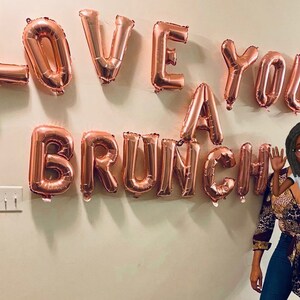 Brunch Party Love You a Brunch Balloon Banner Brunch Bridal Shower ...