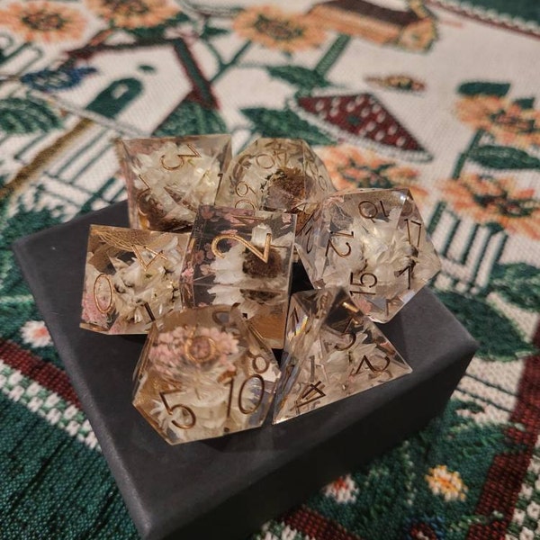 Shadowy Forest Dnd Dice Set, Polyhedral Dice, D&D Dice, Dungeons and ...