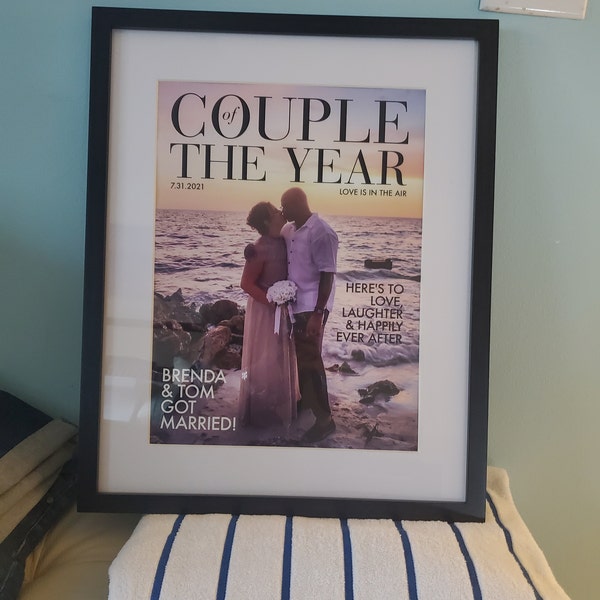 Custom Couple of the Year Magazine Cover - Custom Magazine Cover for ...