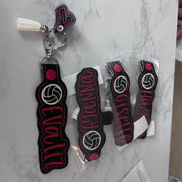 Custom Volleyball Keychain, Volleyball Team Gifts, Personalized ...