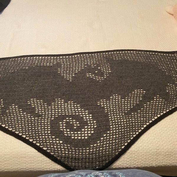 Crochet Dragon Shawl - PATTERN ONLY - Etsy