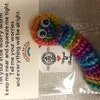 Worry Worm Stress Toy, Crocheted Worry Worm Anxiety Toy - Etsy