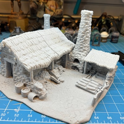 Medieval Tannery Dnd Terrain, Medieval Terrain for Dungeons and Dragons ...