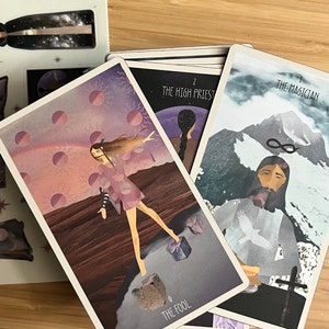 Star Seeker Wooden Card Stand Daily Card Pull Birch Walnut - Etsy