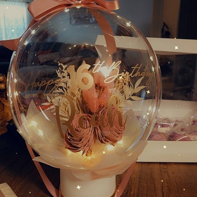 Graduation Bouquet: Flower Arrangement, Flower Balloon, Personalized Gift, Flower Bouquet ...