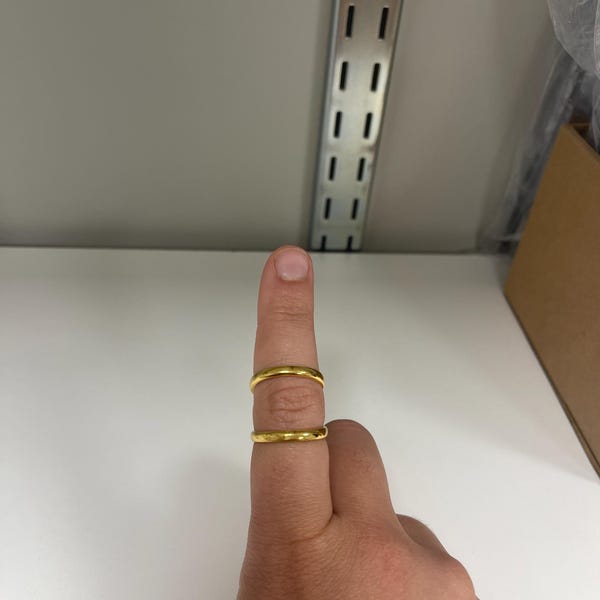 Sterling Silver Splint Ring Adjustable for PIP or DIP Joint • Swan Neck ...