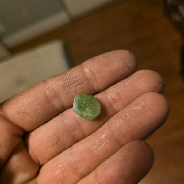 Peridot | S, M, L | - No. 257 (raw Gem Grade Green Crystal Specimen ...