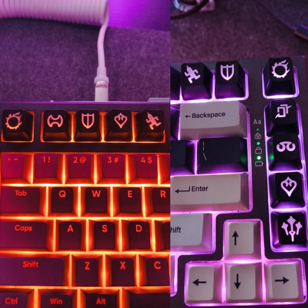 FFXIV Keycap Set, Final Fantasy Jobs Symbols - Etsy