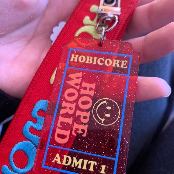 Hope World Keychain - Etsy