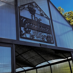 Custom Entry Way Steel Sign, Metal Hanging Gate Sign - Etsy