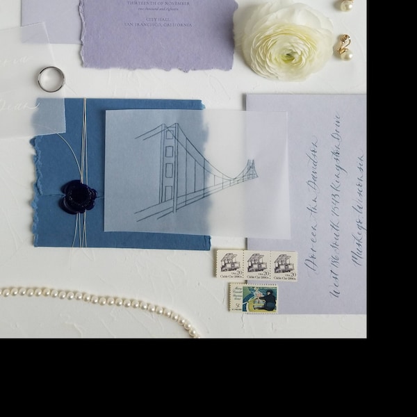 San Francisco .. Unused Vintage Postage Stamps by Treasurefox .. Mail 5 ...