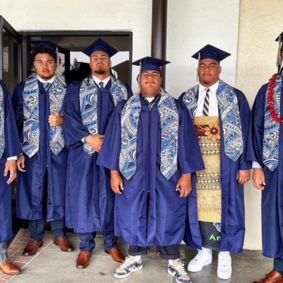 Handmade Metallic Polynesian Graduation Stole - Etsy