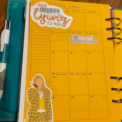 Cher Sticker, Clueless, Clueless Sticker, 90s Stickers, Phone Case ...