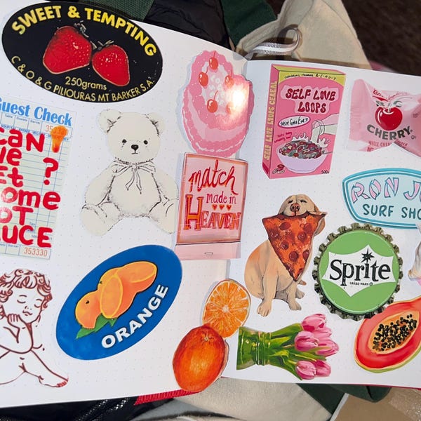 Mystery Sticker Pack,- Pinterest Aesthetic Stickers, Waterproof ...