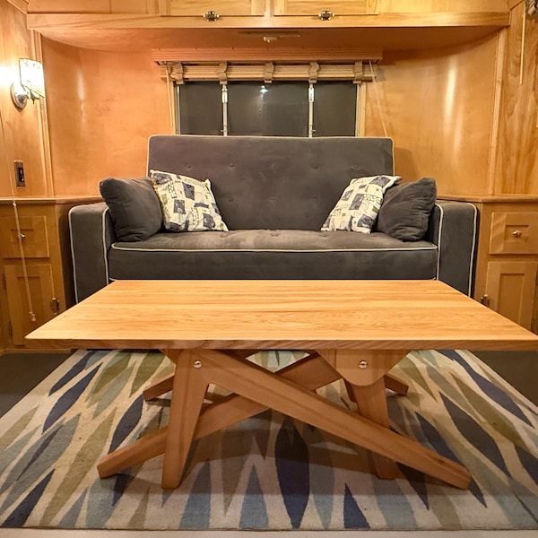 Transformation Table 2in1 Dining/coffee | Natural Solid Wood | Coffee ...
