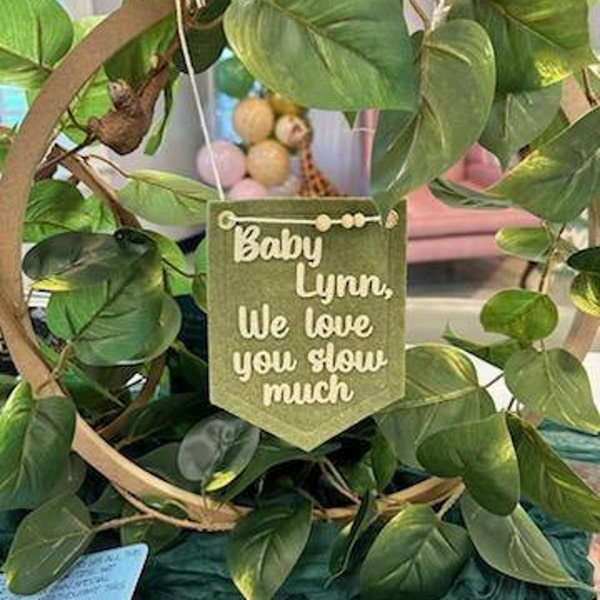 LARGE Custom Color Bunting Banner, Felt Triangle Garland, Custom ...