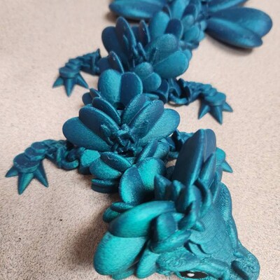26.25 Spiked Dragon Articulating Flexi by Torua3d 008, Spiky Fidget Toy ...